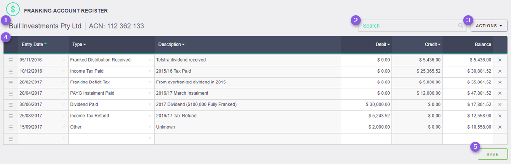 Franking Account Register – AccountKit Support Center