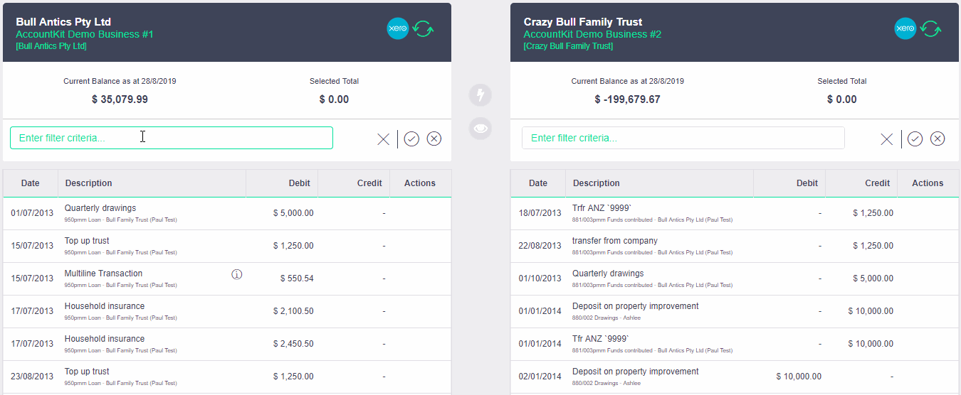 Inter-Entity Loan Reconciliation Tool – AccountKit Support Center