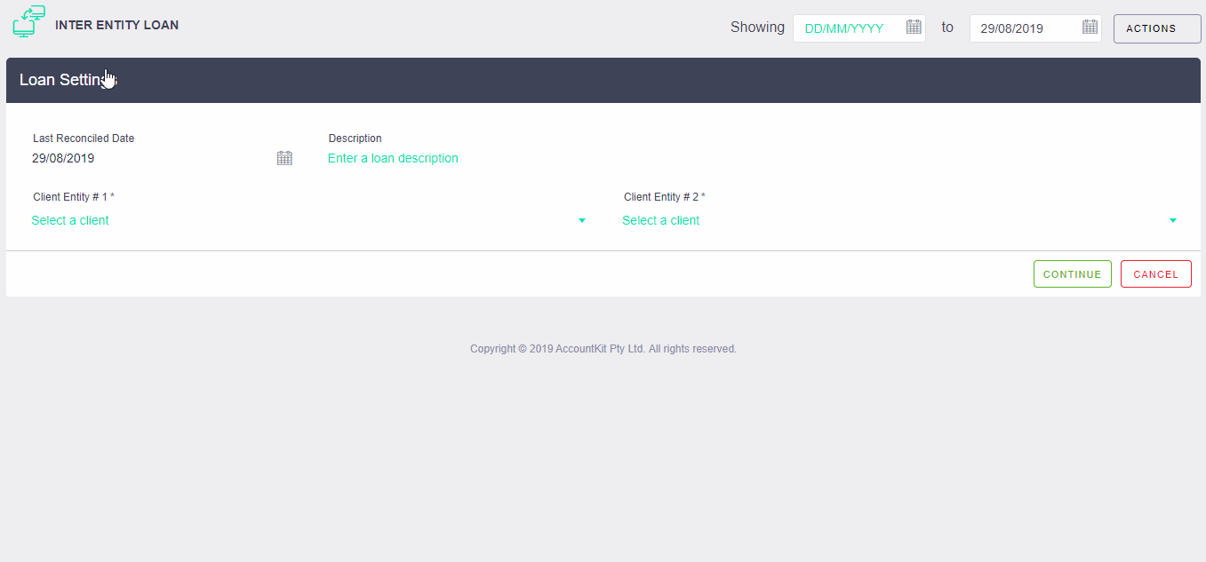 Inter-Entity Loan Reconciliation Tool – AccountKit Support Center
