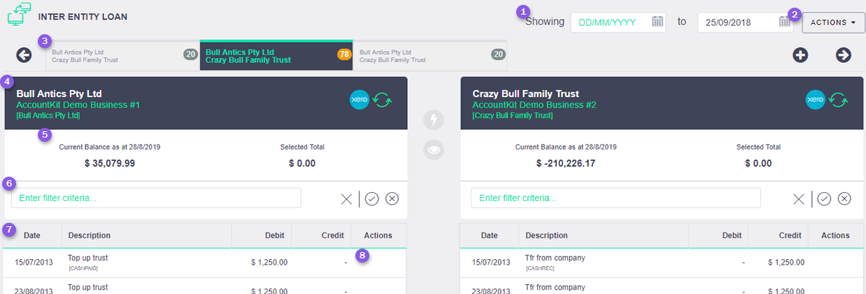 Inter-Entity Loan Reconciliation Tool – AccountKit Support Center