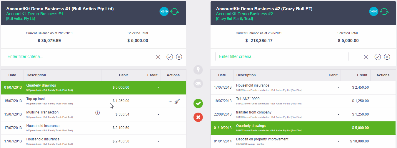 Inter-Entity Loan Reconciliation Tool – AccountKit Support Center